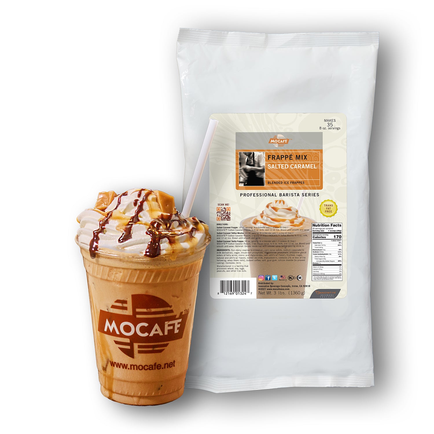 MOCAFE™ Salted Caramel Frappe Mix