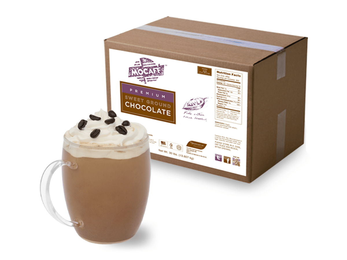MOCAFE™ Premium Sweet Ground Chocolate - IBEV Concepts